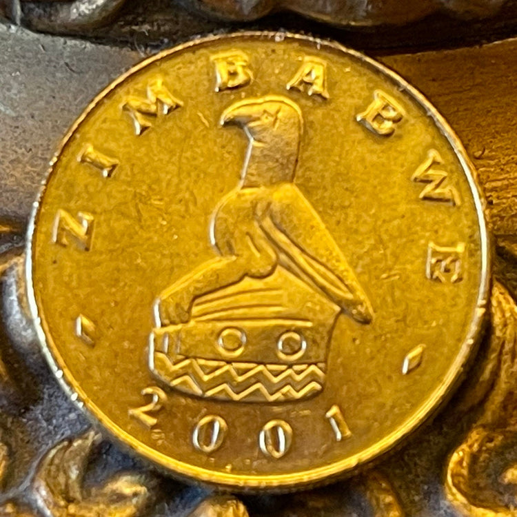 Pangolin 2 Dollars Zimbabwe Authentic Coin Money for Jewelry and Craft ...